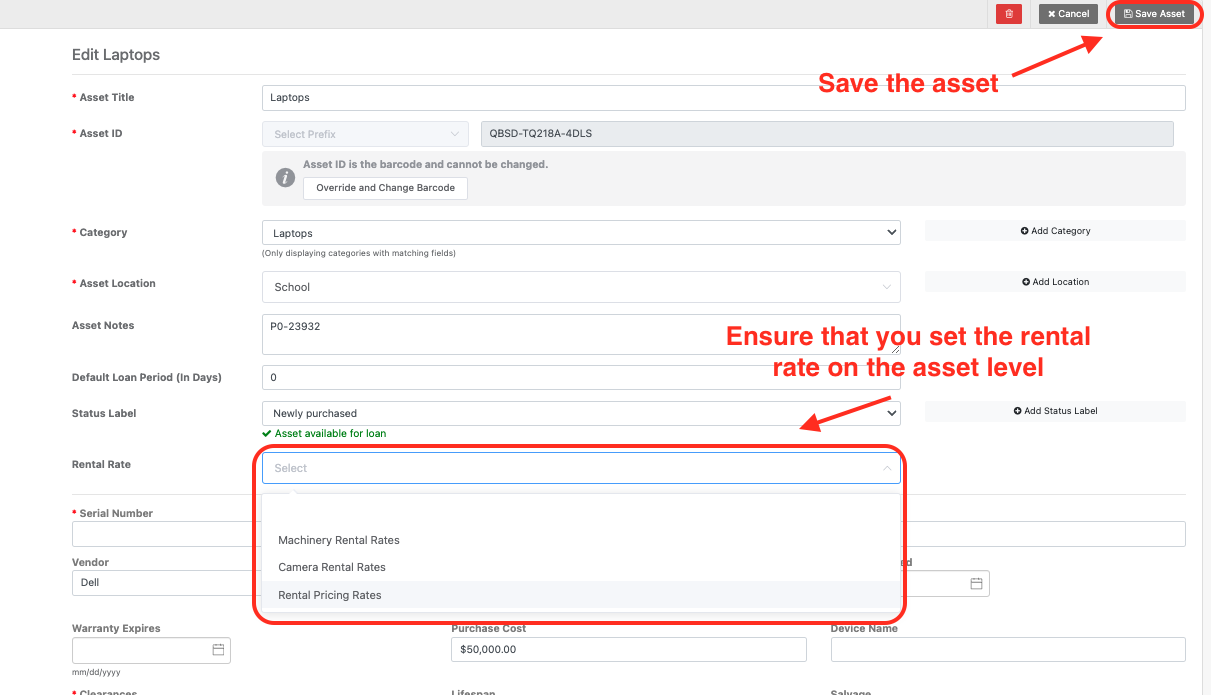 How To: Setting Rental Rates | Reftab