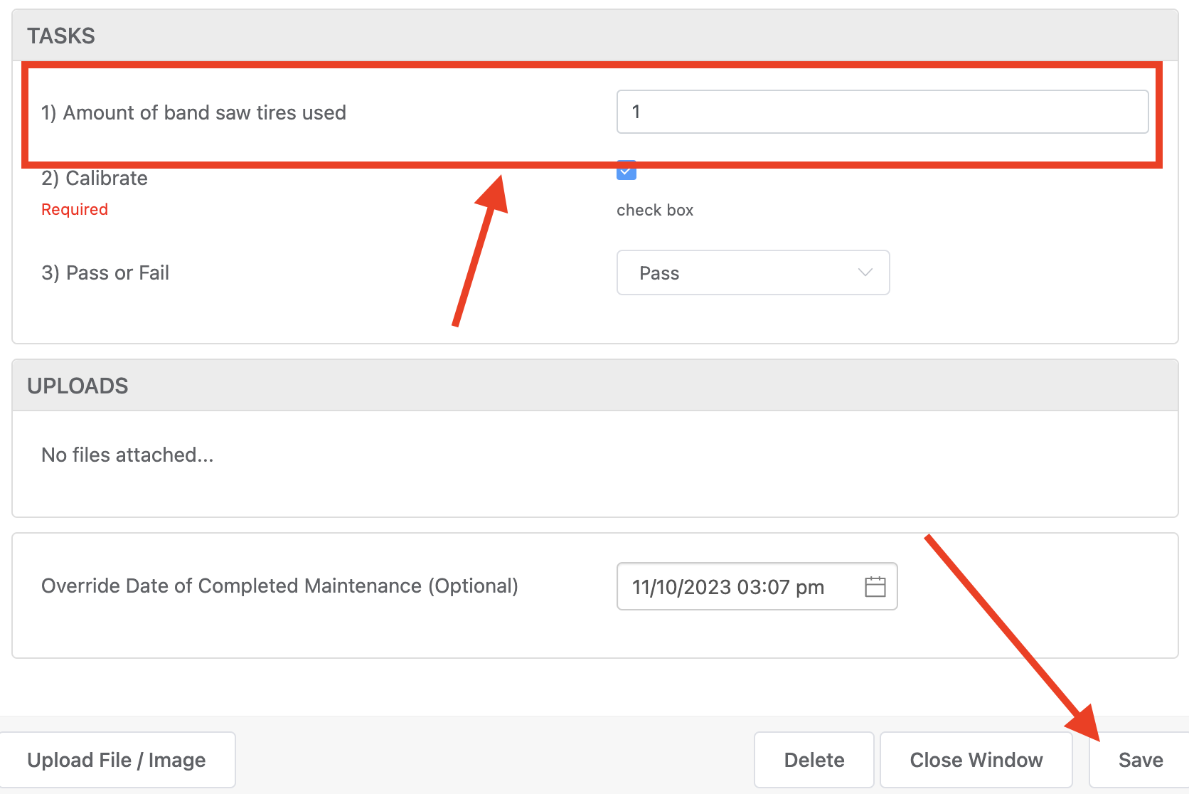 How To Use Consumables Within A Maintenance Work-order Form | Reftab