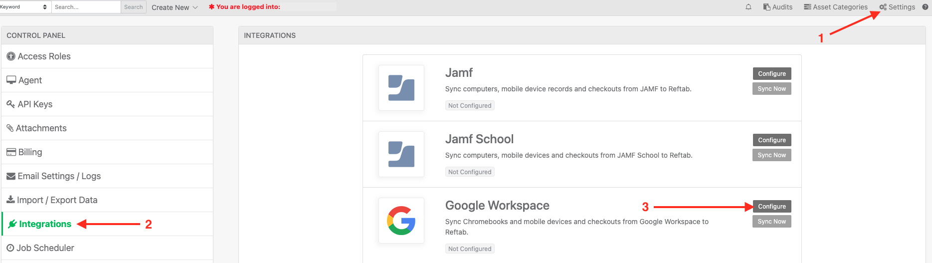 How To Integrate Google Workspace With Reftab | Reftab