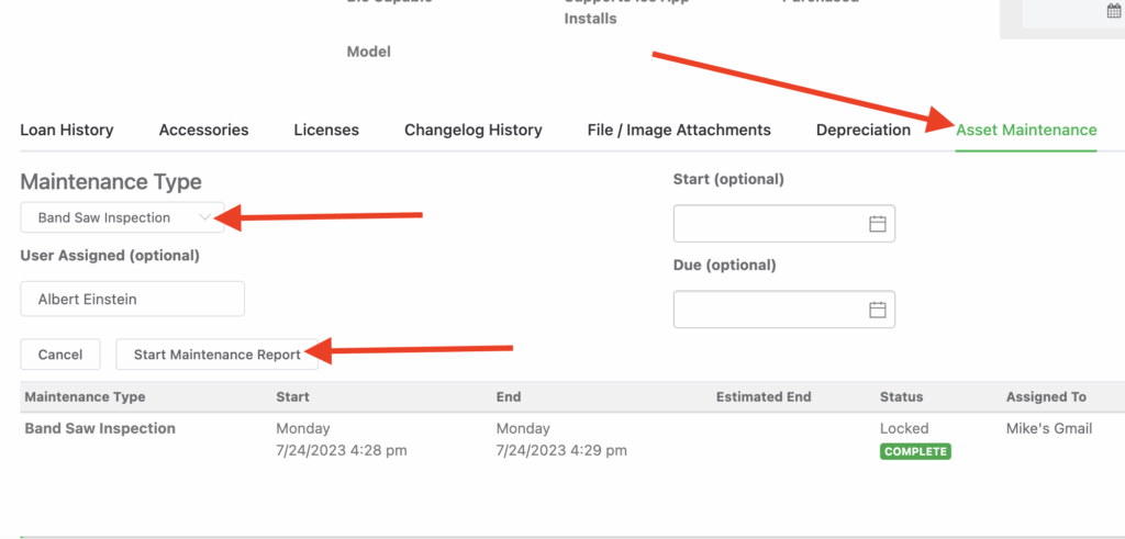 How To Use Consumables Within A Maintenance Work-order Form | Reftab